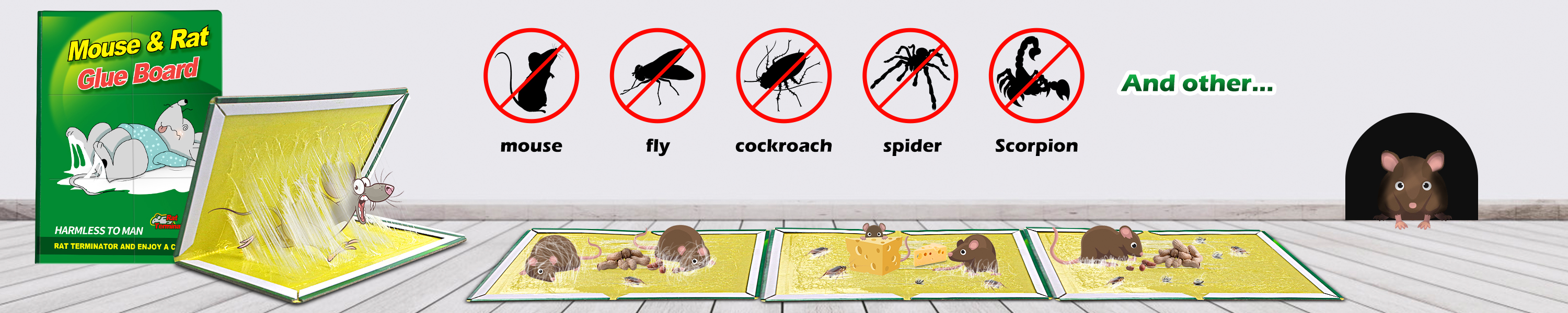 Amazon.com: We’ll nix what’s pestering you.: Rat Glue Board