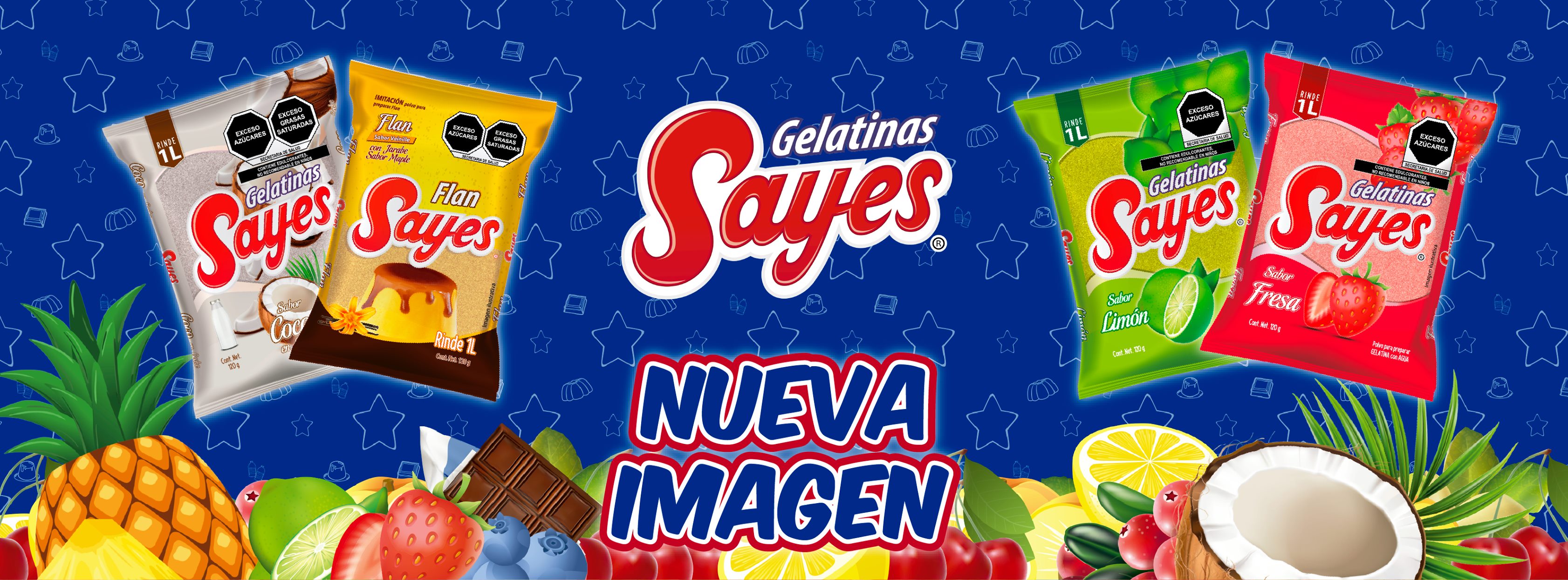 Amazon.com.mx: Manufacturas Sayes S.A de C.V.: Gelatinas leche