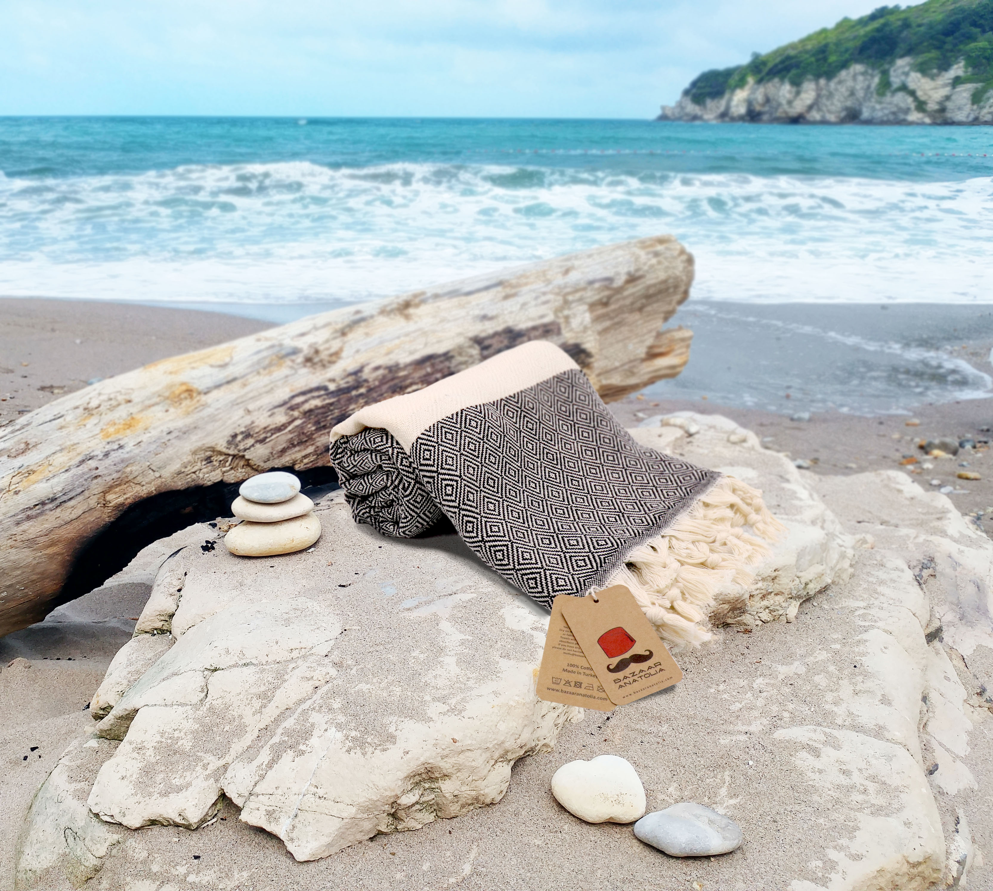 Amazon.com: Bazaar Anatolia: Turkish Beach Towel