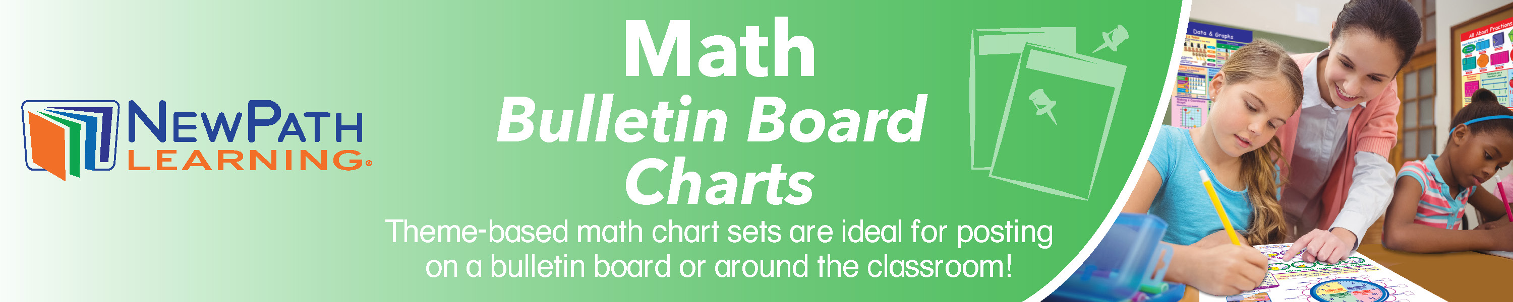 Amazon.com: NewPath Learning: Math Bulletin Board Charts