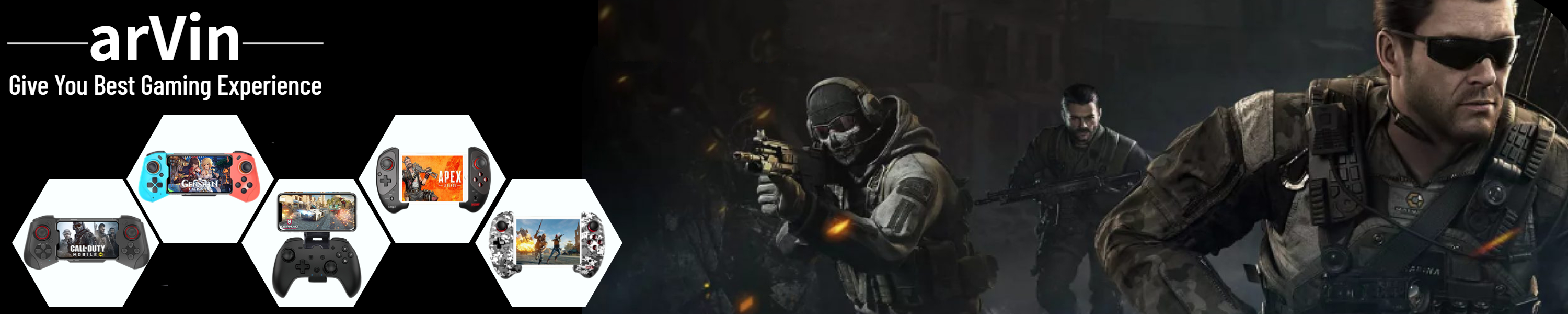 Amazon.com.mx: arVin: Mobile Game Controller