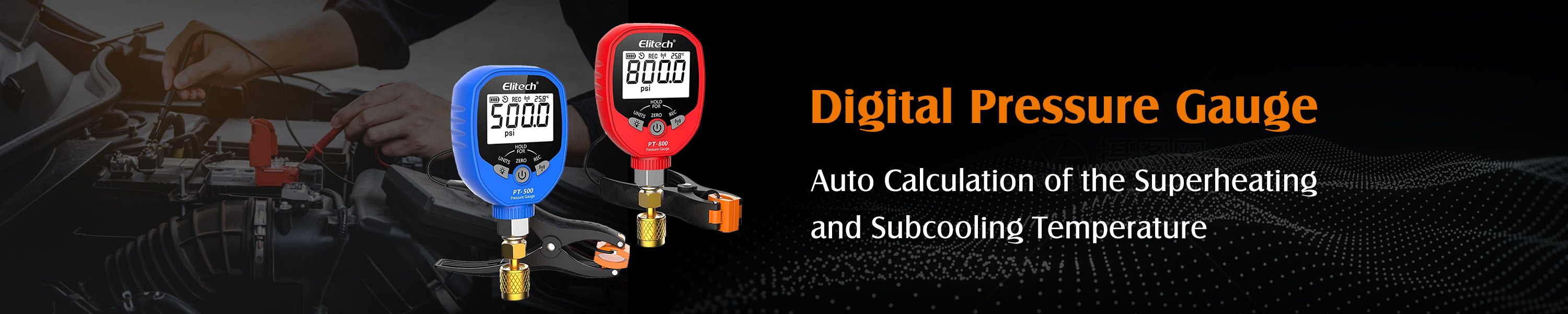 Amazon.ca: Elitech: hvac Pressure Gauge