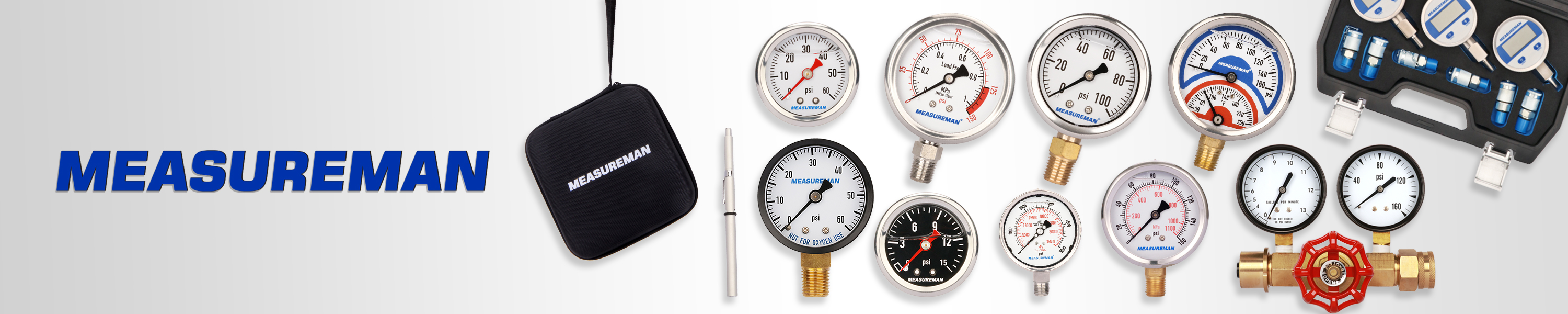 Amazon.com: MEASUREMAN: Thermo-Manometer Gauge