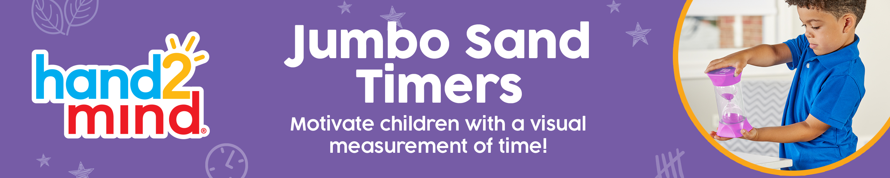 Amazon.com: hand2mind: Jumbo Sand Timers