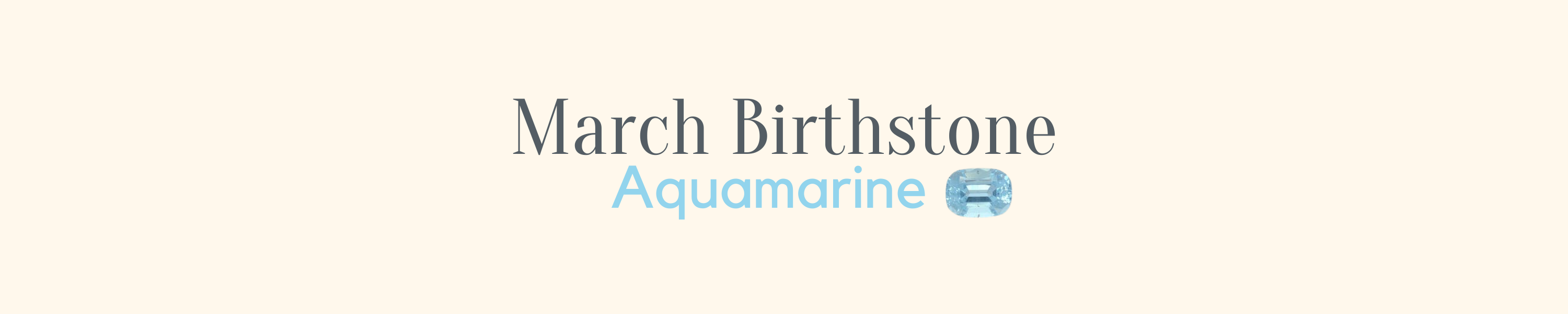 Amazon.com: Boston Bay Diamonds: March - Aquamarine