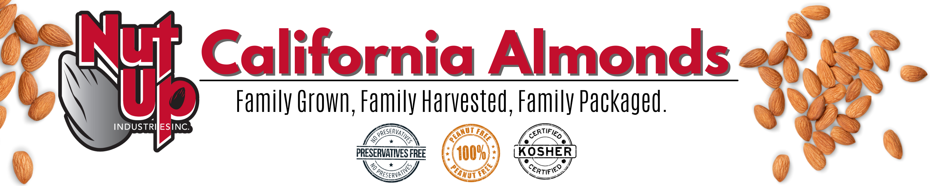 Amazon.com: Nut Up Industries, INC.: Whole Roasted Almonds