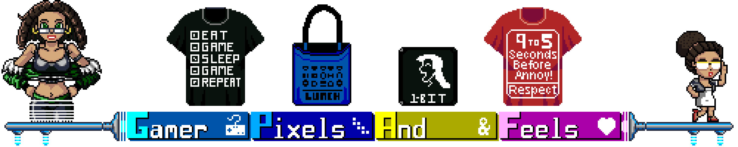 Amazon.com: Gamer Pixels And Feels: Punch kick zone design