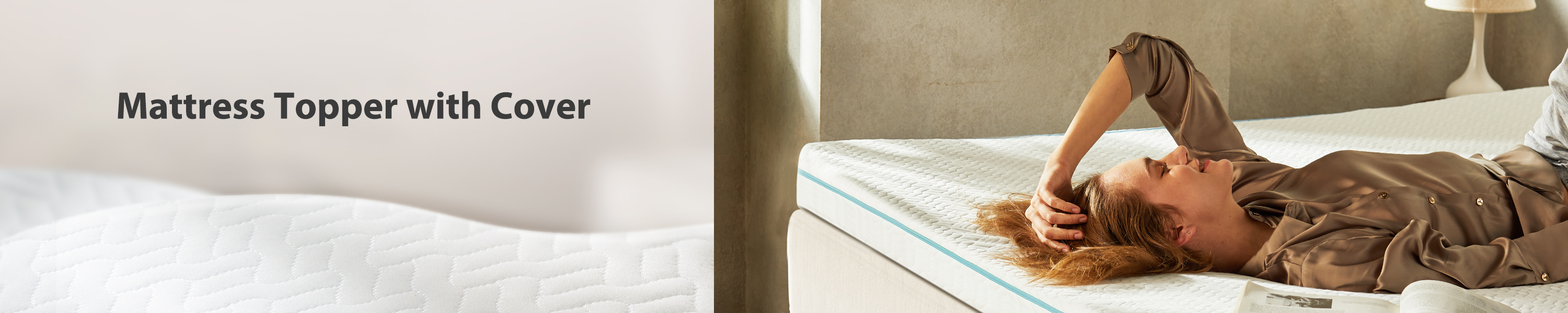 Amazon.com: Caring For Your Sleep: Mattress Topper with Cover