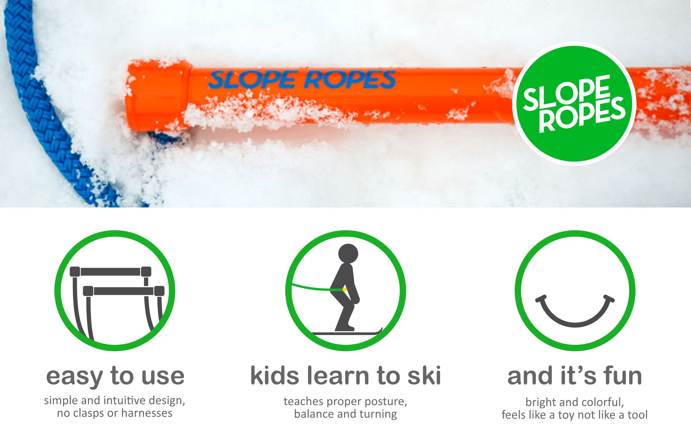 Amazon.ca: Slope Ropes® Kids Ski Trainer