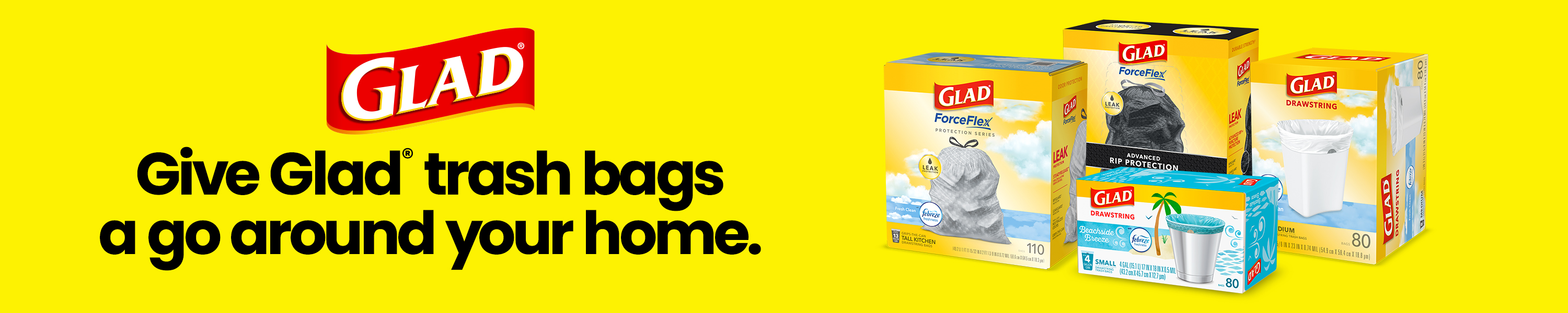 Amazon.com: Glad Trash & Food Storage: Small & Medium Bags