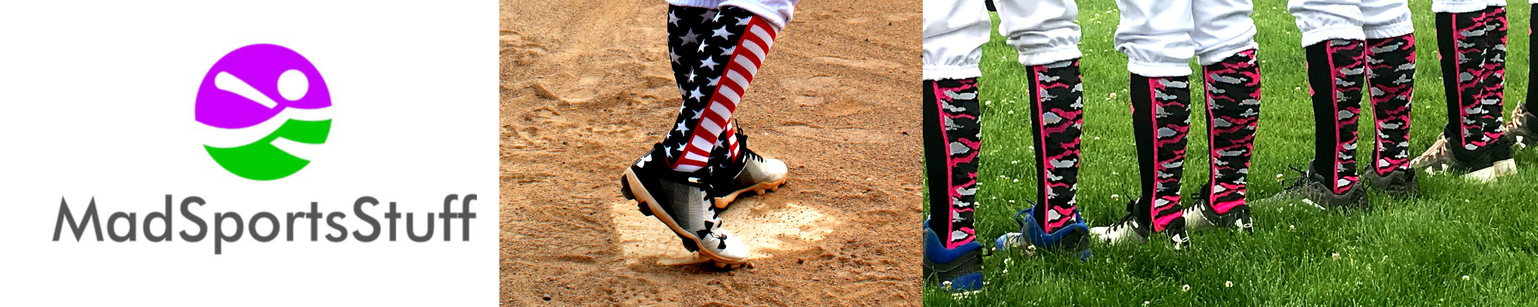 Amazon.com: MadSportsStuff: Neon Pink Baseball Socks