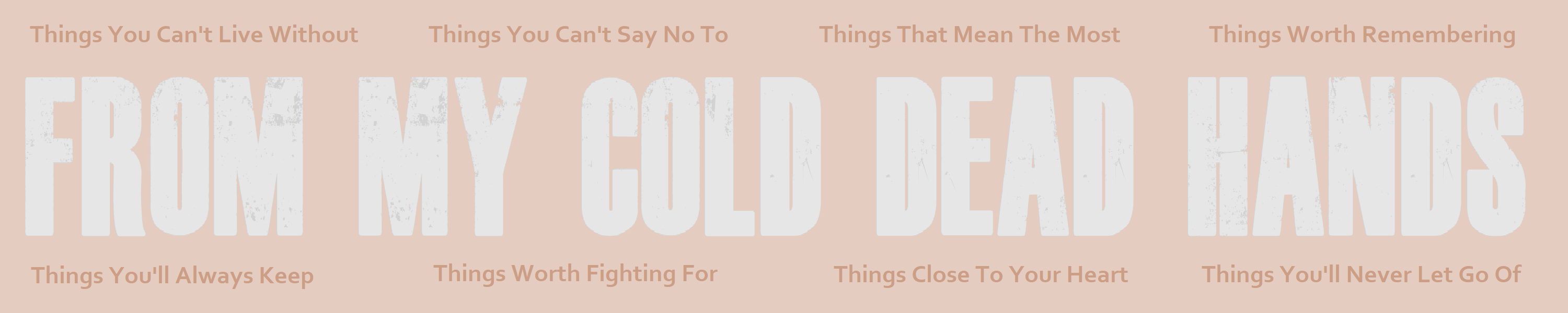 Amazon.com: From My Cold Dead Hands: From My Cold Dead Hands
