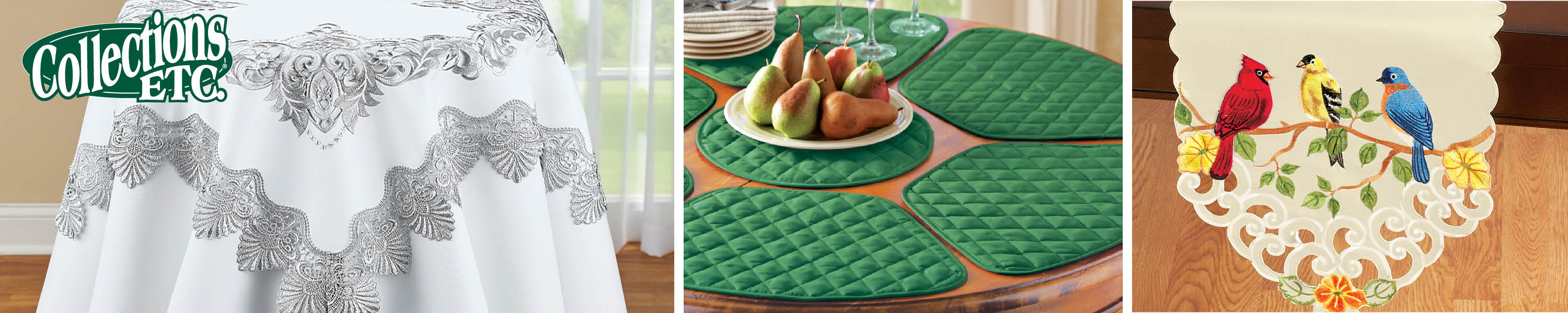 Amazon.com: Collections Etc: Table Linens