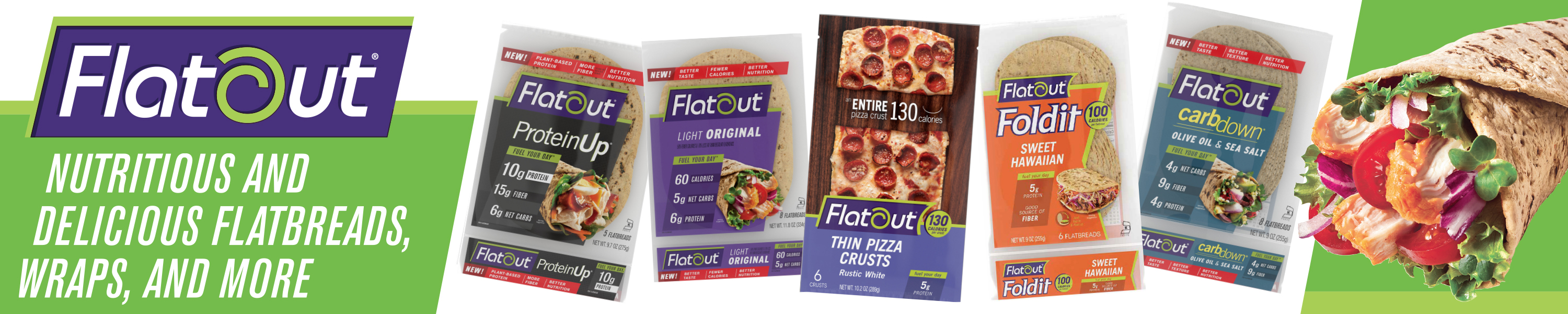 Amazon.com: Flatout Flatbread: Protein Up