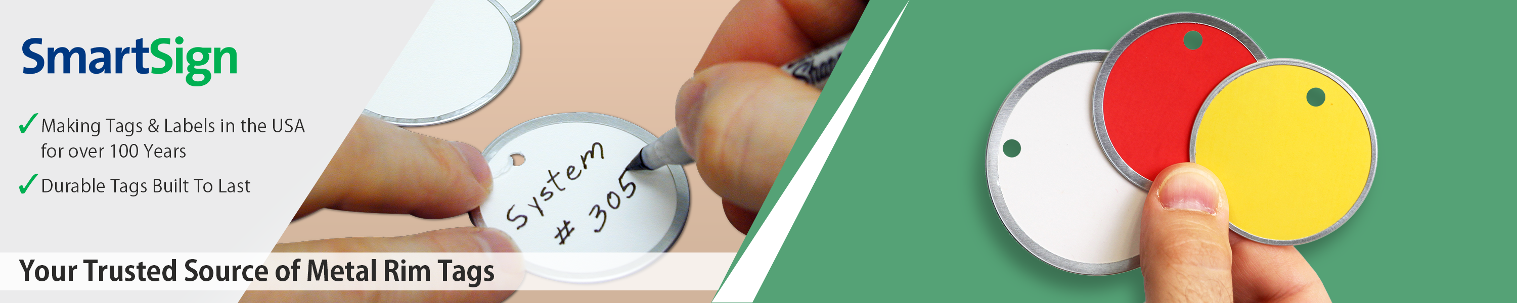 Amazon.com: SmartSign: Metal Rim Tags