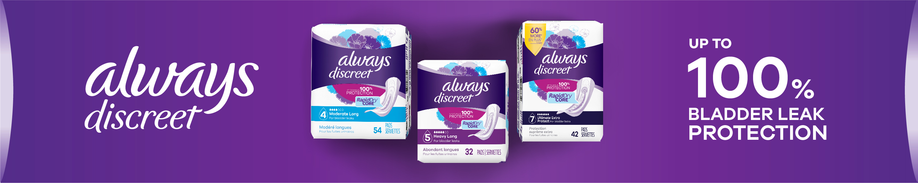 Amazon.com: Always Discreet: Liners & Pads