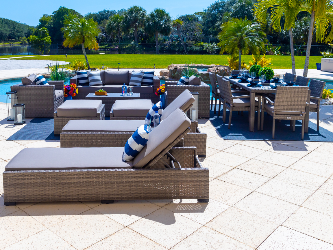 Amazon.com: AKOYA Outdoor Essentials: Sorrento Collection in Gray
