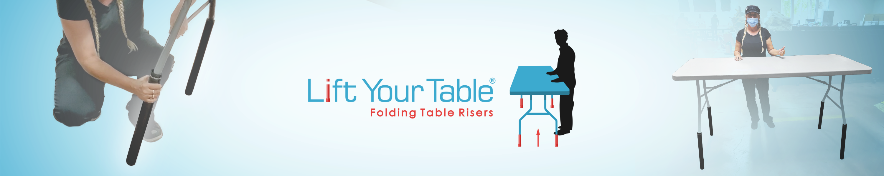 Amazon.com: Lift Your Table® folding table risers: A Standing Desk