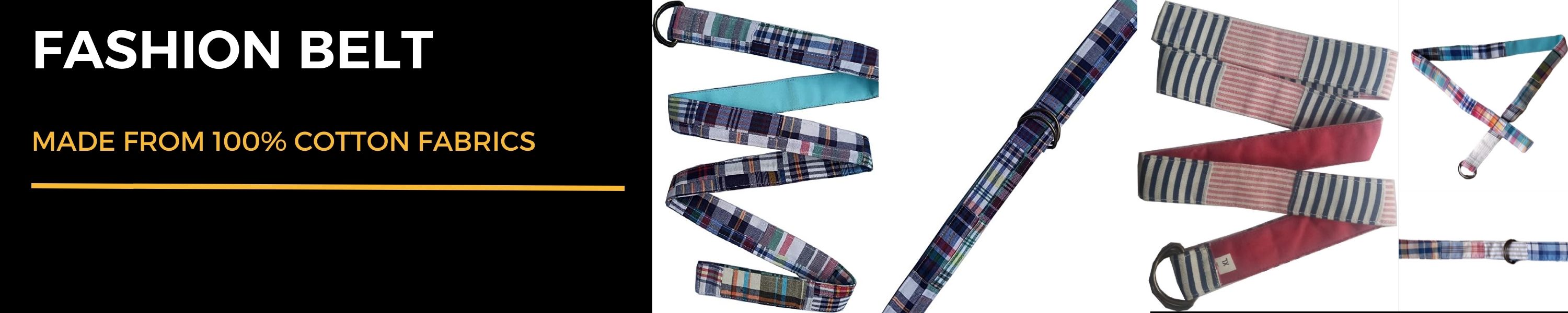 Amazon.com: KVR: Madras Patchwork Belt