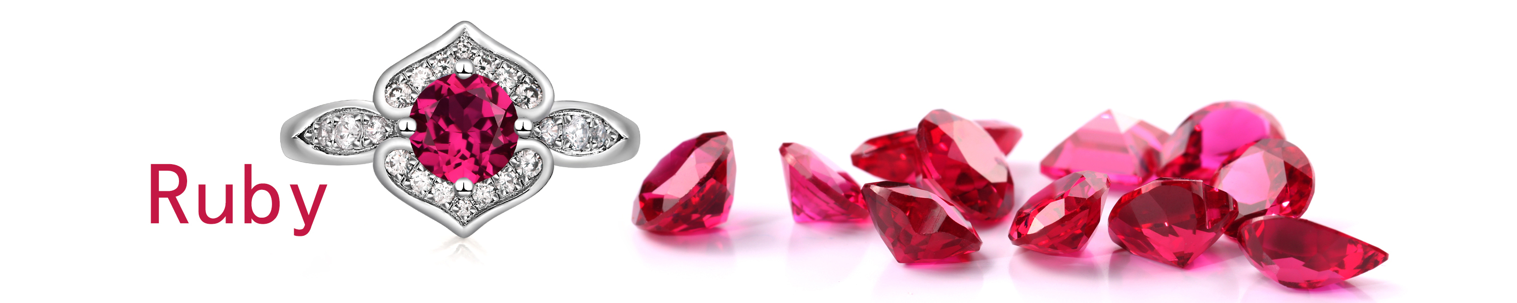 Amazon.com: LUO JEWELRY: Ruby for July