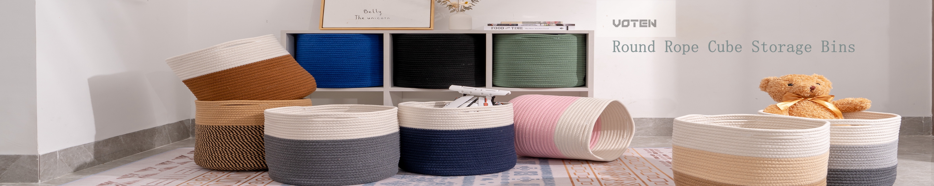 Amazon.com: Voten : Oval basket 13.7x9.8x7.8 inch