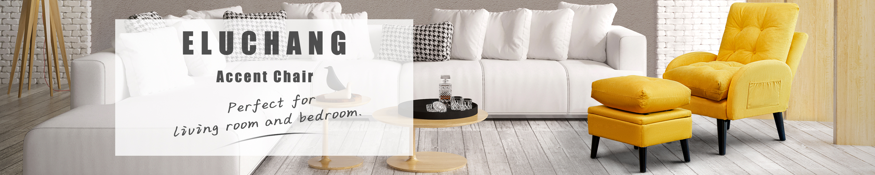 Amazon.com: ELUCHANG : Chair with Ottoman