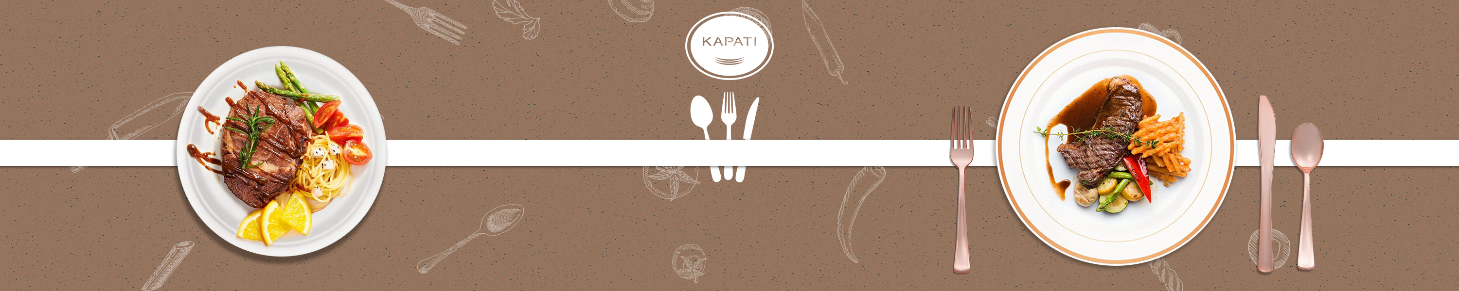 Amazon.com: KAPATI: PLASTIC DINNERWARE SET