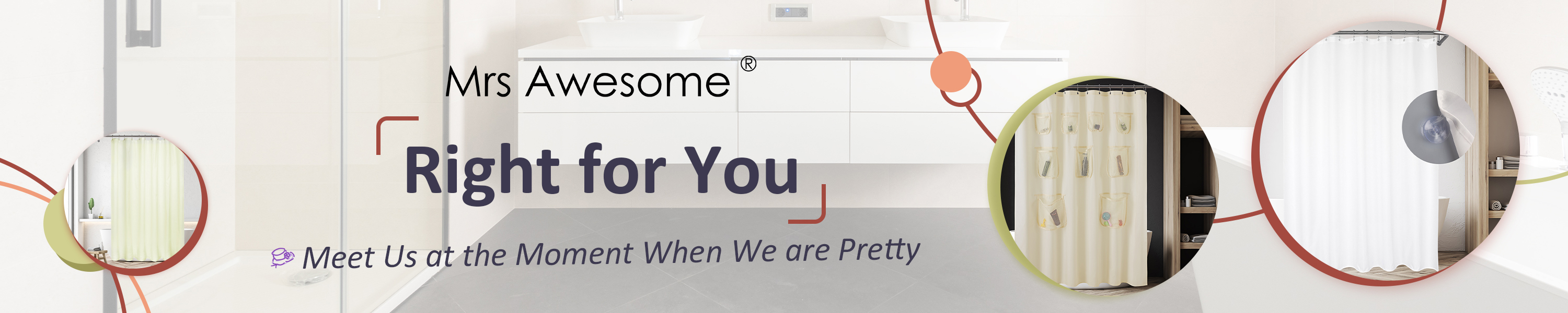 Amazon.com: Mrs Awesome: Shower Curtain