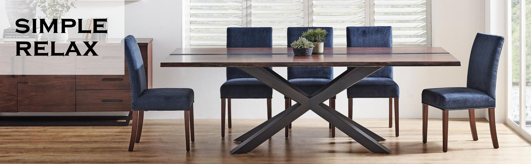 Amazon.com: SIMPLE RELAX: Dining Table