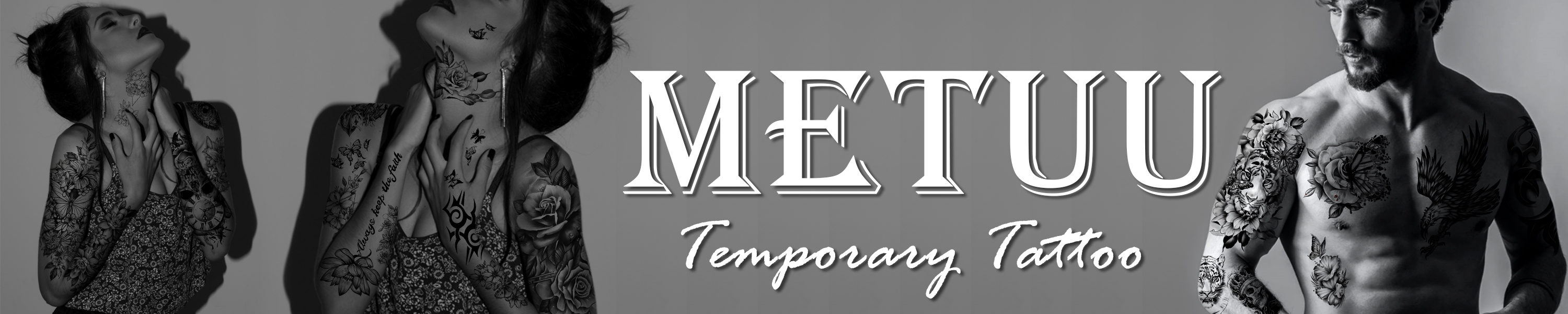 Amazon.com.mx: Metuu tillfälliga tatueringar