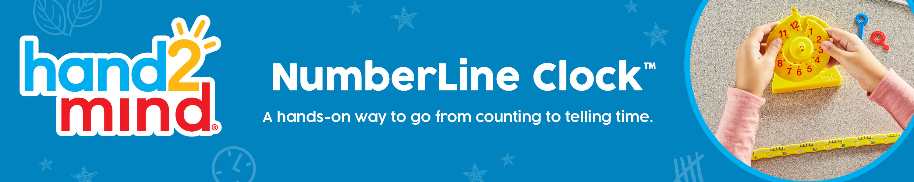 Amazon.com: hand2mind: NumberLine Clock