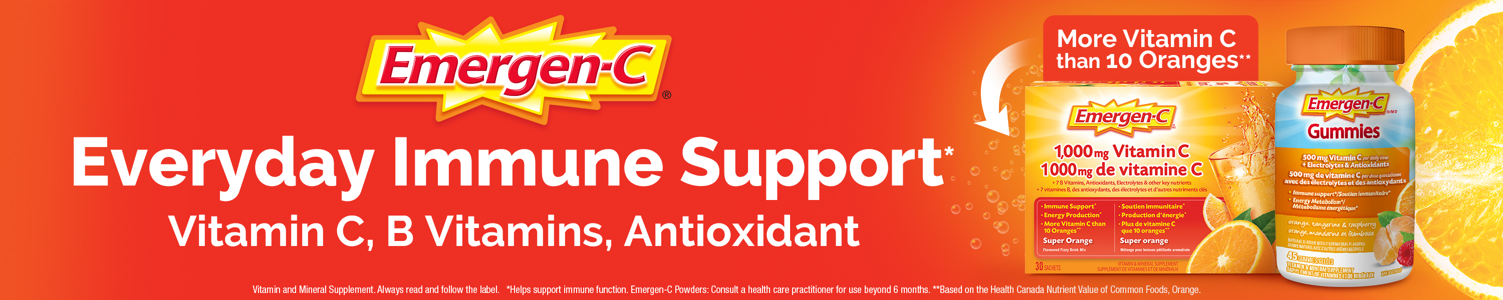 Amazon.ca: Emergen-C: Daily Immune Support