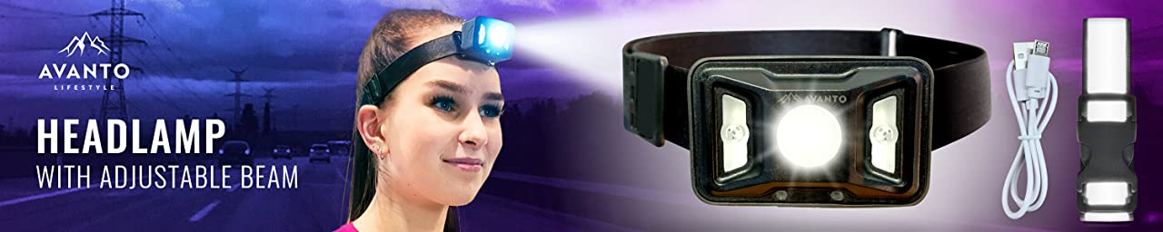 Amazon.ca: AVANTO LIFESTYLE: Headlamp