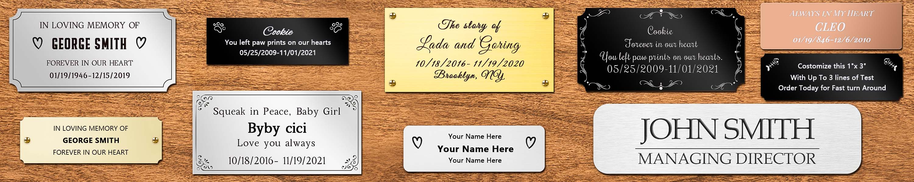 Amazon.com: LELE's Handmade Gifts: Name Plate