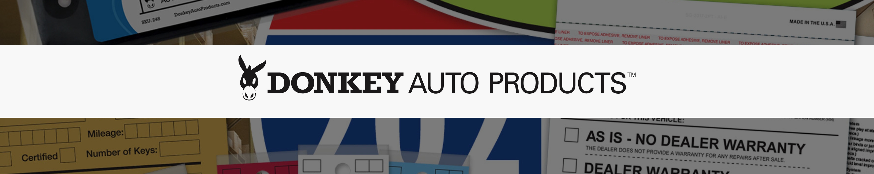 Amazon.com: Donkey Auto Products: License Plate Items