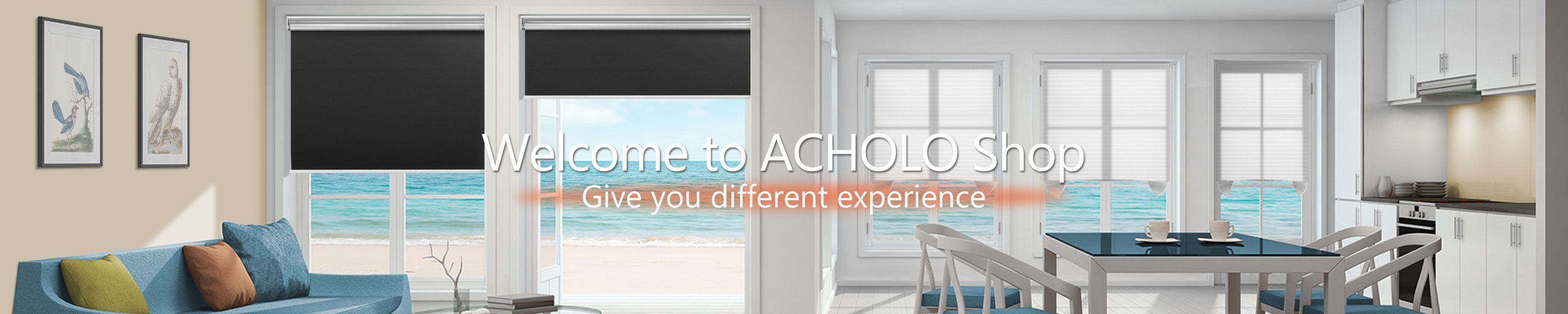 Amazon.com: Acholo: Temporary Cordless Blinds