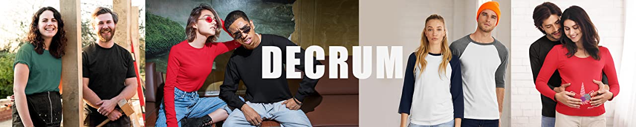 Amazon.ca: Decrum: Mens Raglan Shirts