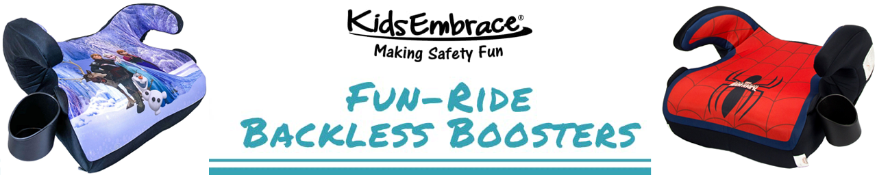 Amazon.com: KidsEmbrace - Making Safety FUN: Backless Boosters