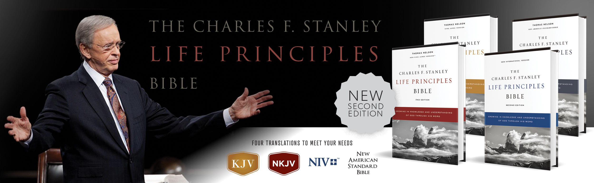 Amazon.com: Charles Stanley: NIV, Charles F. Stanley Life Principles Bible