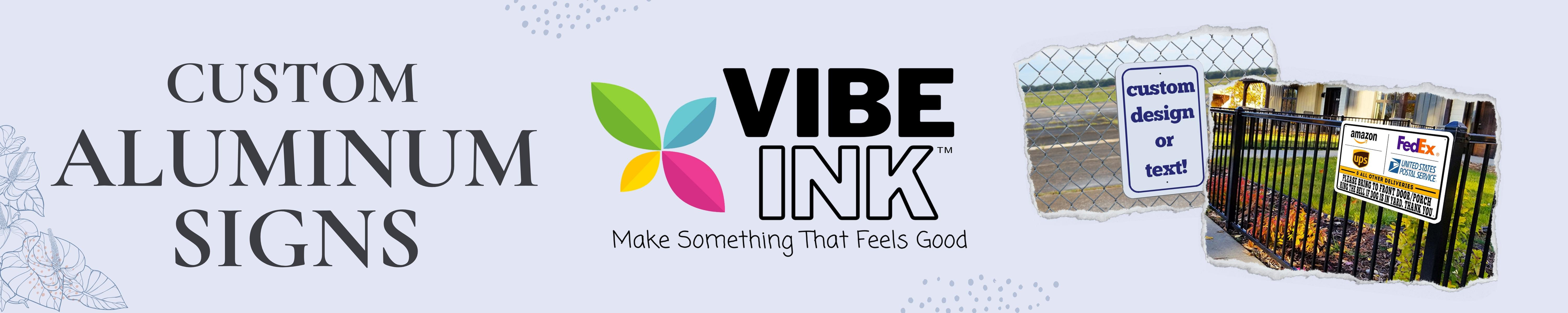 Amazon.com: VIBE INK: Custom Aluminum Signs