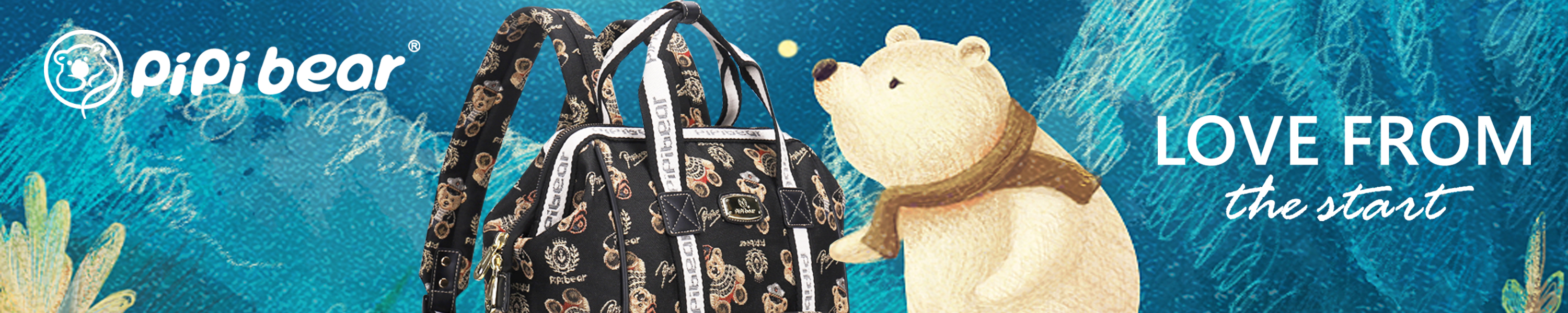 Amazon.ca: pipi bear: Original Diaper bag backpack