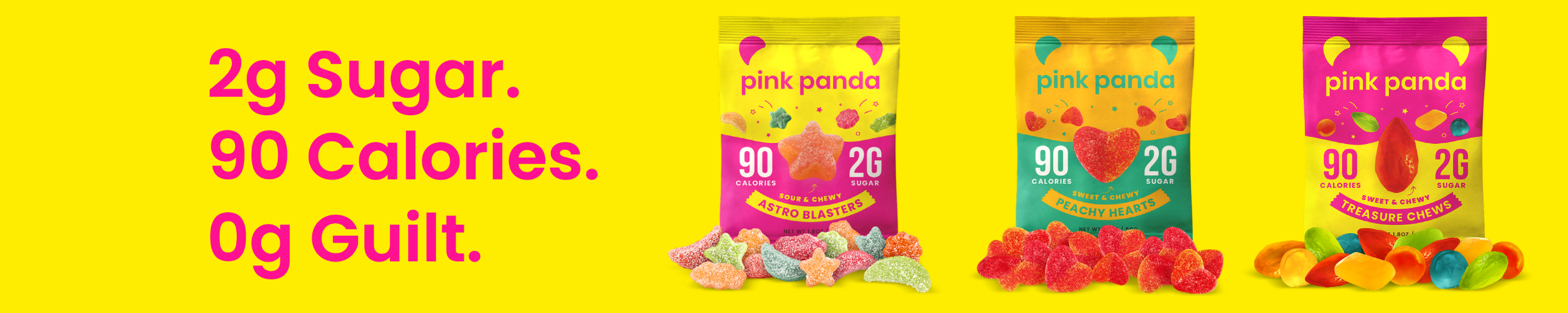 Amazon.com: Pink Panda Candy: Peachy Hearts