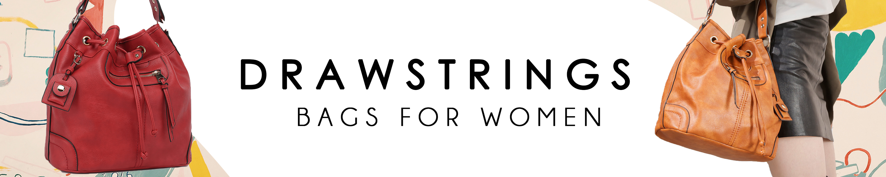 Amazon.com: SCARLETON Los Angeles: Drawstring Bags