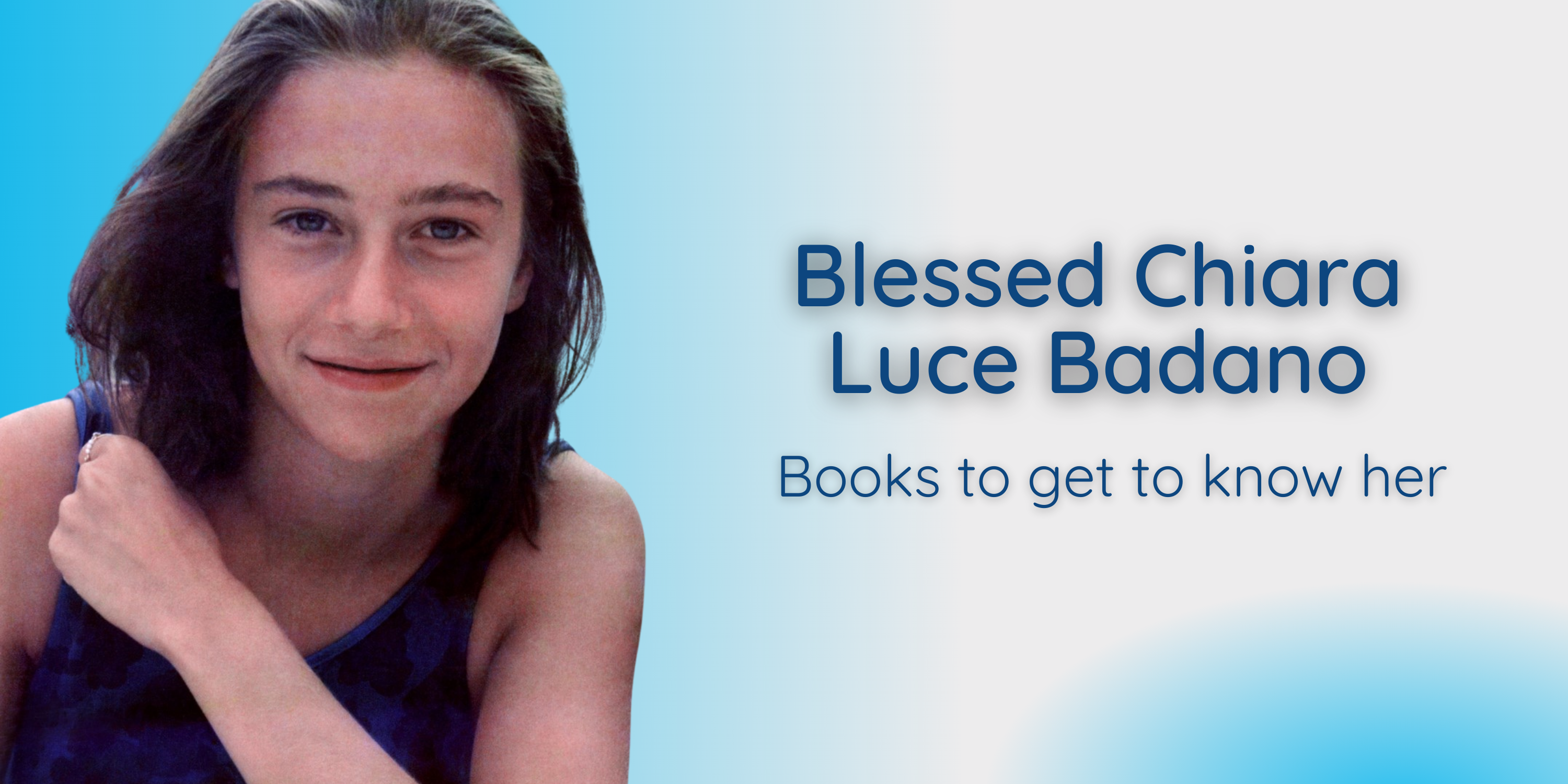 Amazon.com: Blessed Chiara Luce Badano: Illustrated book
