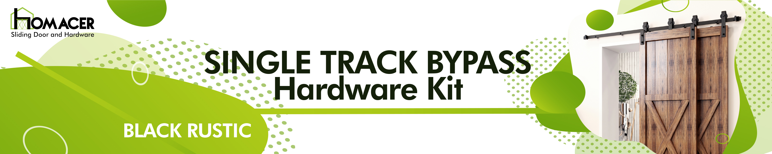 Amazon.com: HOMACER : 3. Single Track Bypass Two/Three/Four Doors ...
