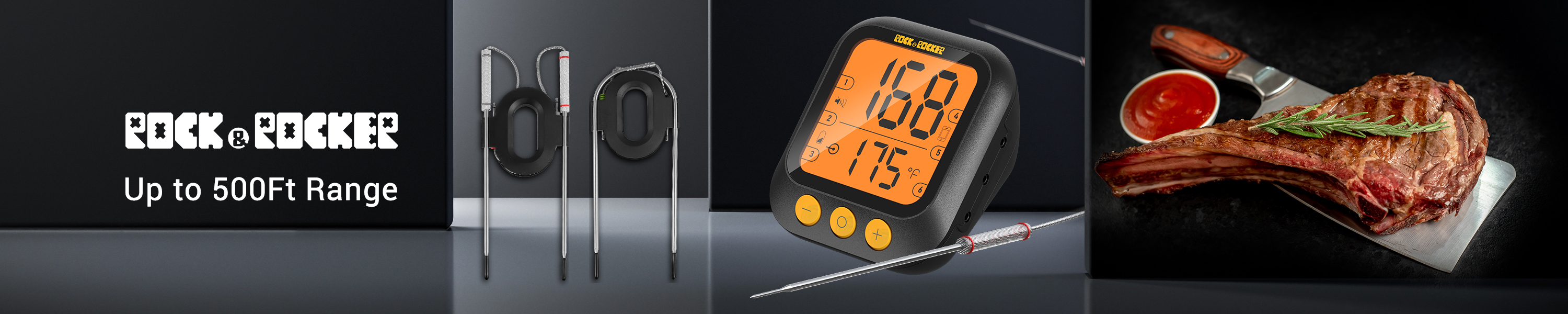 Amazon.com: Rock&Rocker: BLUETOOTH MEAT THERMOMETER