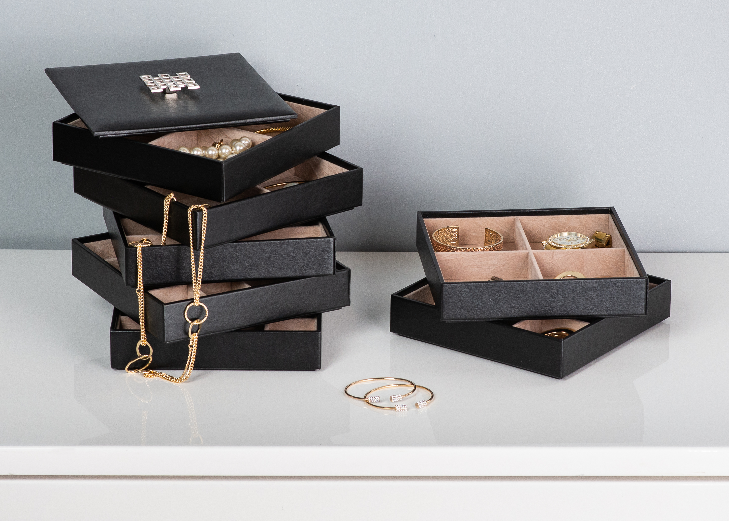 Amazon.com: Glenor Co: Stackable Jewelry Trays