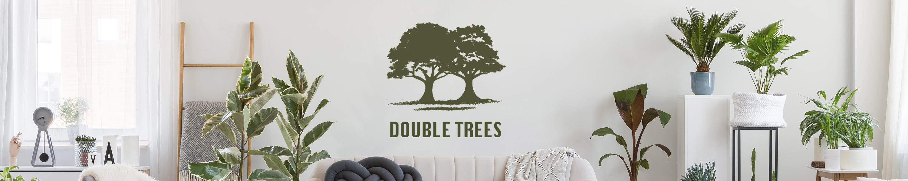 Amazon.com: double trees : 4 Panels
