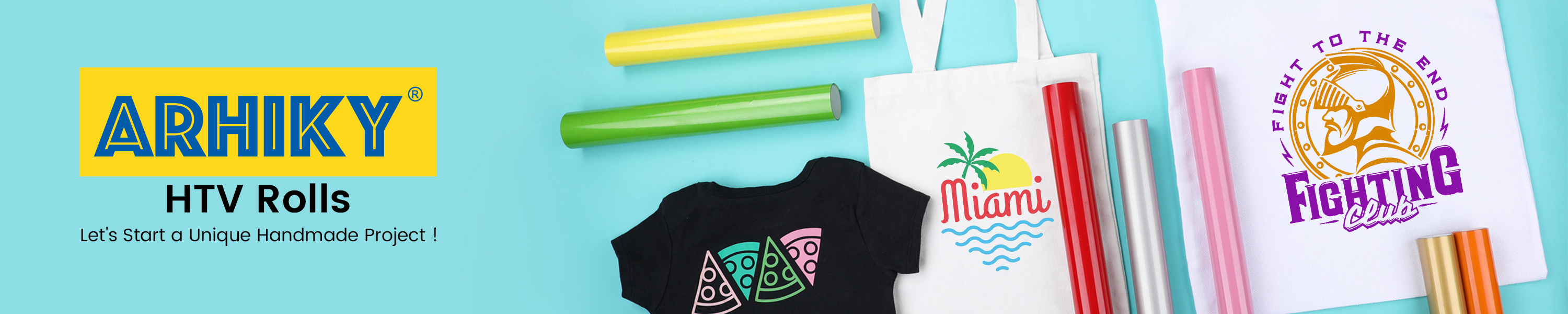 Amazon.com: ARHIKY: Black HTV Rolls