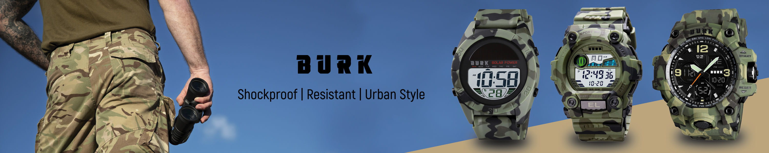 Amazon.com: BURK - Since 1999 with you: Military